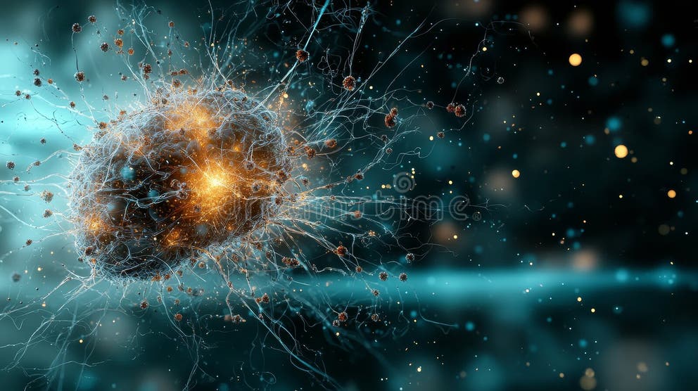 In-Depth Exploration of Neuron Cell Illustrated in X-ray Style Science ...