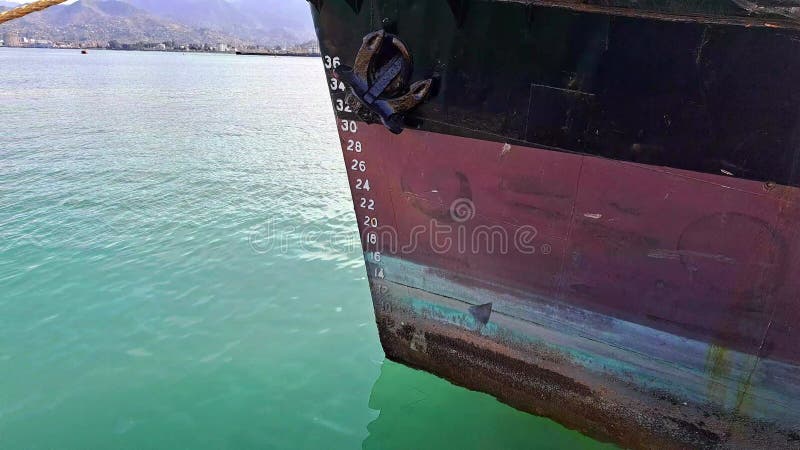 Depth of Immersion of the Hull of a Ship or Vessel into Water, Draft ...