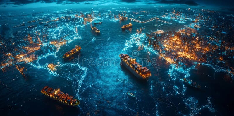 An in-depth Look into the Global Shipping Network is Presented in a ...