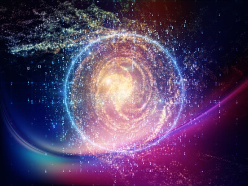 Depth of Math Visualization Stock Image - Image of element, design ...