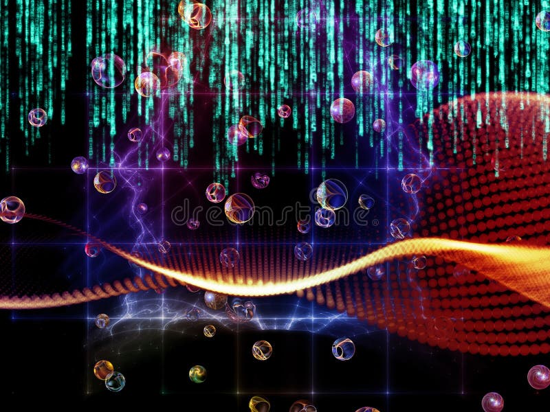 Depth of Math Visualization Stock Image - Image of element, design ...