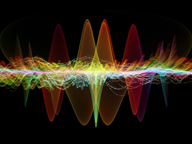 Depth of Oscillation stock illustration. Illustration of physics ...
