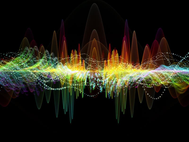 Depth of Oscillation stock illustration. Illustration of illuminate ...