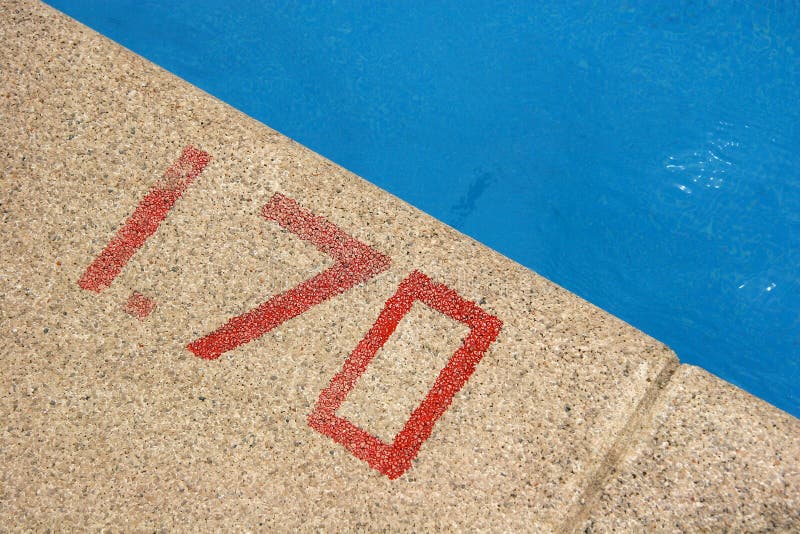 Swimming Pool Depth Sign Stock Photos - Download 203 Royalty Free Photos