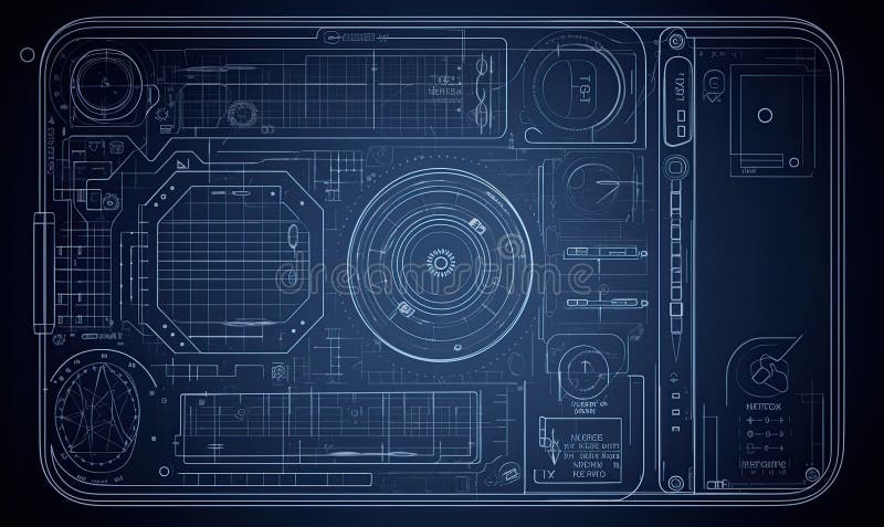 Blueprint Cell Phone Stock Illustrations – 384 Blueprint Cell Phone ...