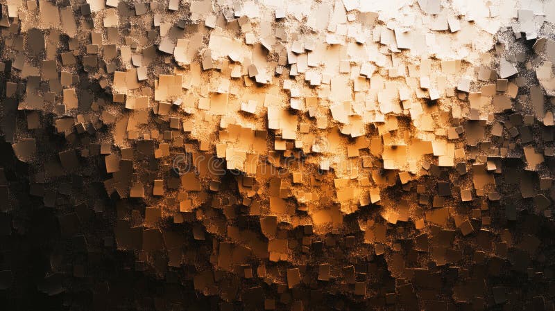 Depth and Texture Created with Mocha Mousse Colors through Layered ...