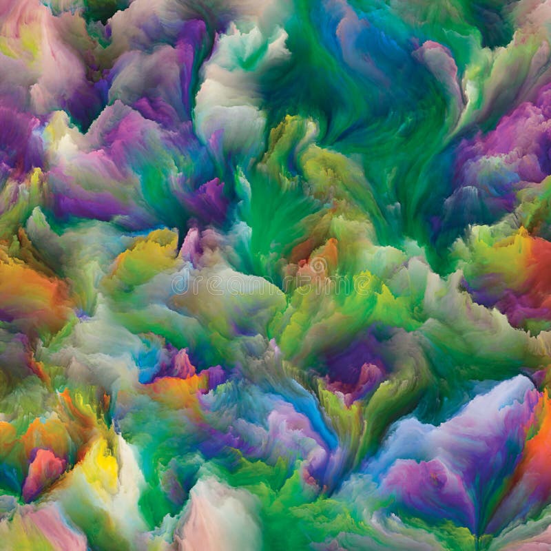 Depth of Texture Paint stock illustration. Illustration of colored ...