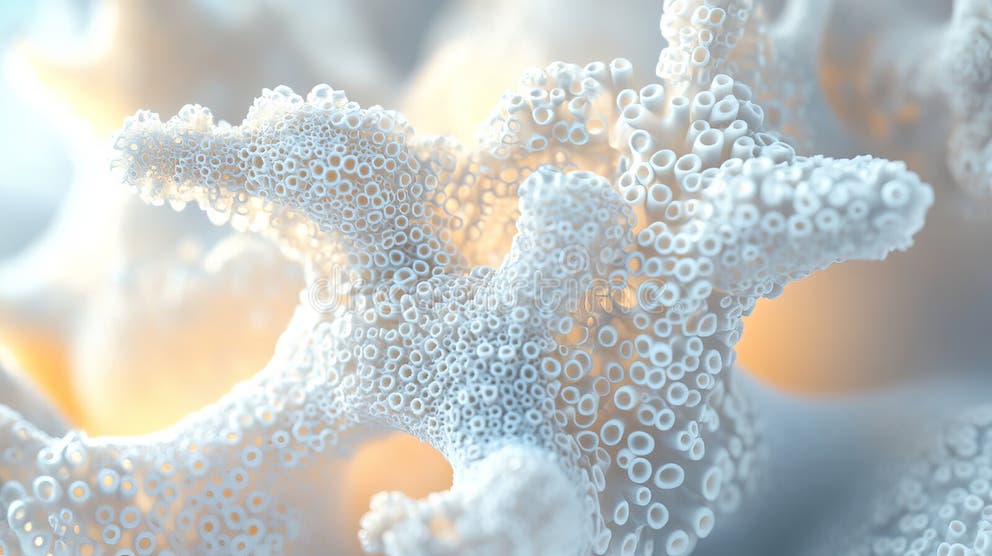 In-depth View of the Delicate and Toned Human Bladder Texture Stock ...