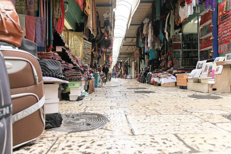 Der Alte Basar in Jerusalem Redaktionelles Stockfotografie - Bild von ...