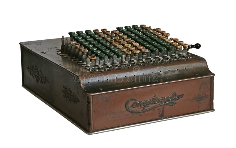 Der alte Computer stockbild. Bild von antike, eindeutig - 13314271