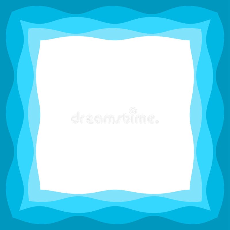 Der blaue Rahmen vektor abbildung. Illustration von netz - 63168510