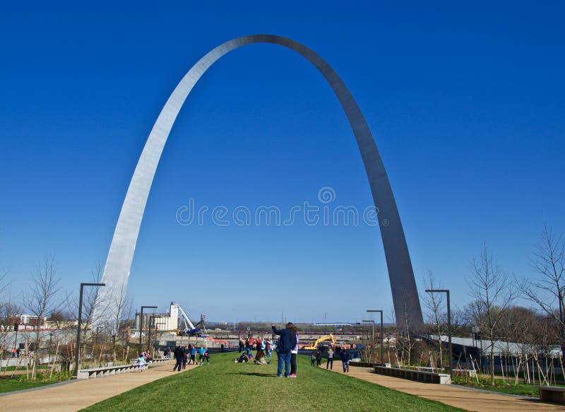 Der Bogen Des Zugangs-(Saint Louis) Redaktionelles Stockbild - Bild von ...