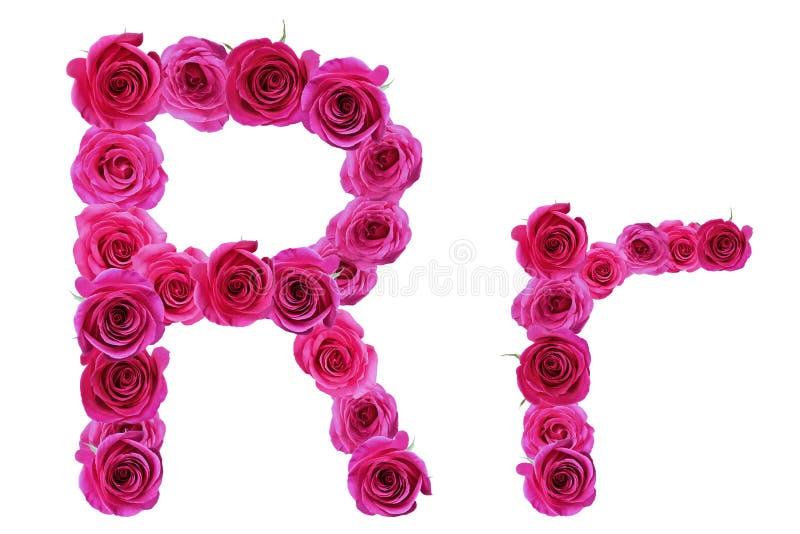 Der Buchstabe R Von Den Rosen Stockbild - Bild von pflanzen, text: 57726853