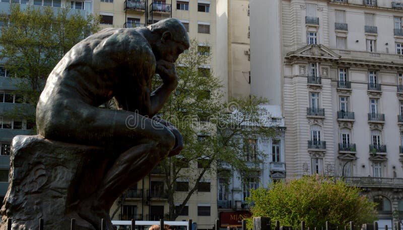 Der Denker - Eine Der Berühmtesten Skulpturen Durch Auguste Rodin ...