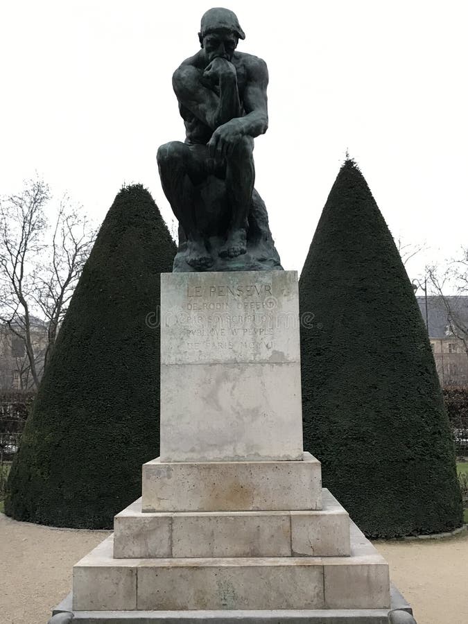 Der Denker Rodin redaktionelles stockfoto. Bild von statue - 144332743