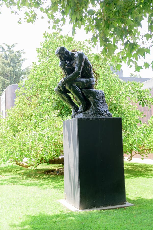 Der Denker Von Auguste Rodin in Norton Simon Museum Redaktionelles Bild ...