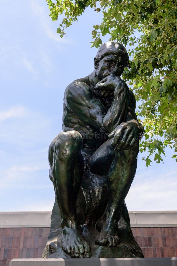 Der Denker Von Auguste Rodin in Norton Simon Museum Redaktionelles Foto ...