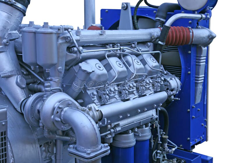 Dieselmotor Und Kolben Des Schiffs Stockfoto - Bild von verkehr, schwer ...