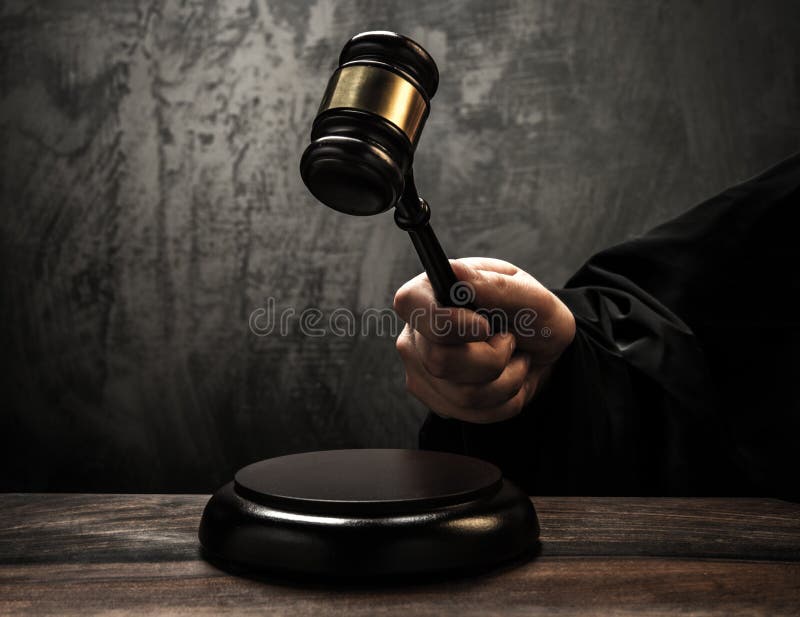 Hammerhammer Des Richters Gerechtigkeit Und Gewehr Gerechtigkeit Und ...