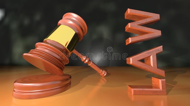 Der Hammer Des Richters - Gesetz Stock Abbildung - Illustration von ...