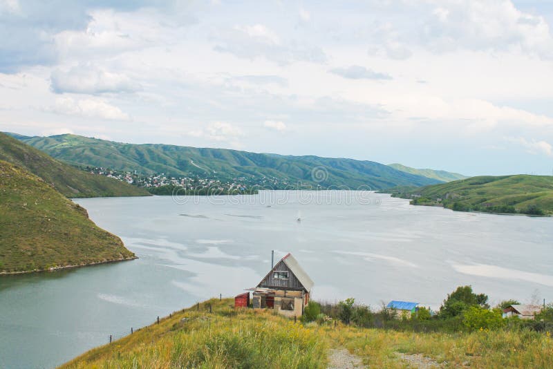 Der Irtysch, Kasachstan stockbild. Bild von himmel, glücklich - 90506067