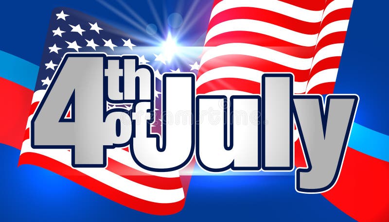 Der Juli-Karte vektor abbildung. Illustration von amerikanisch - 72506587