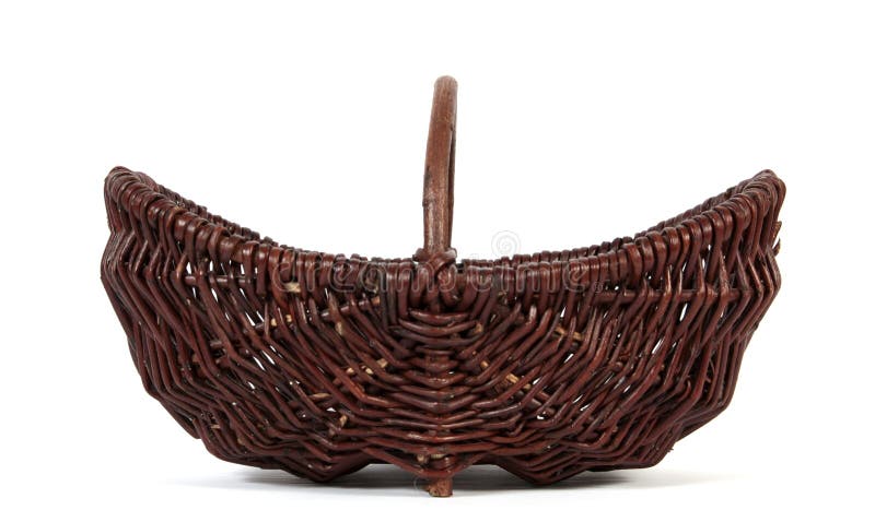 Der Korb stockbild. Bild von braun, gemalt, feiertage - 45754267