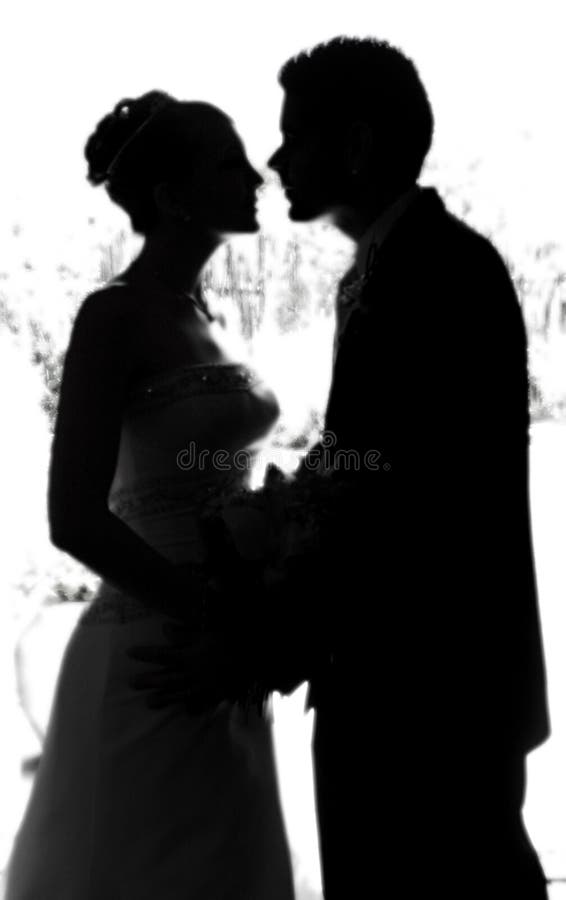 Der Kuss stockfoto. Bild von braut, glück, küssen, nett - 3609028