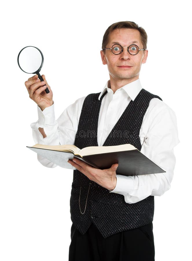 Der Leser stockfoto. Bild von stirn, nahaufnahme, griff - 3648918