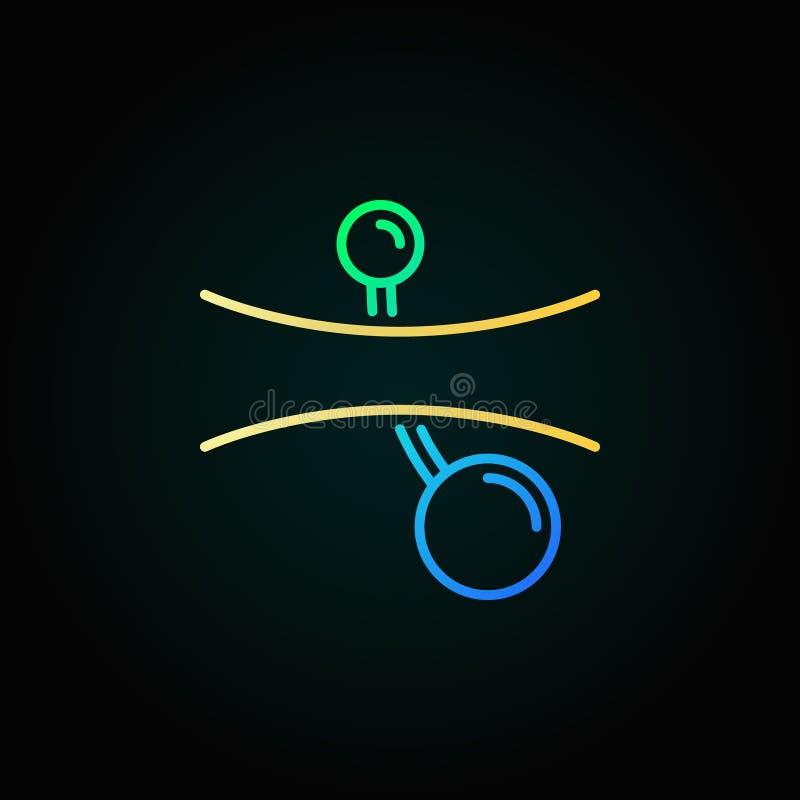 Der Nabel, Der Lineare Farbige Ikone Durchbohrt - Vector Logo Vektor ...