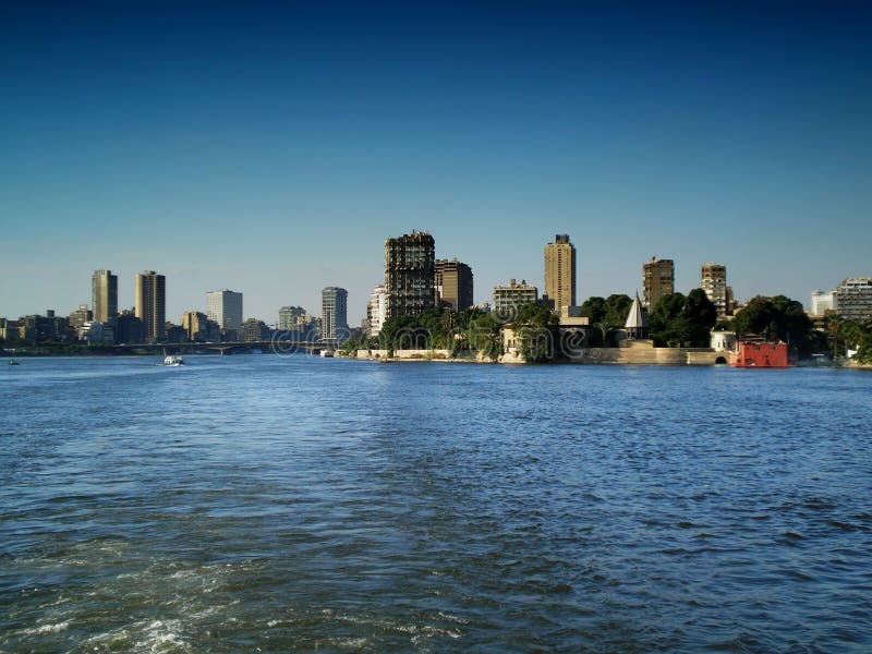 Der Nil stockfoto. Bild von heck, ufer, wasser, querneigung - 12589278