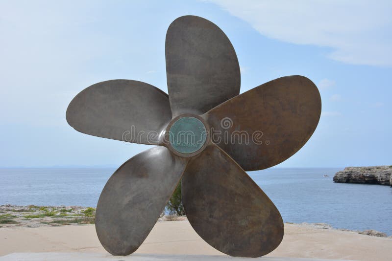 Der Propeller des Schiffs redaktionelles stockbild. Bild von ozean ...