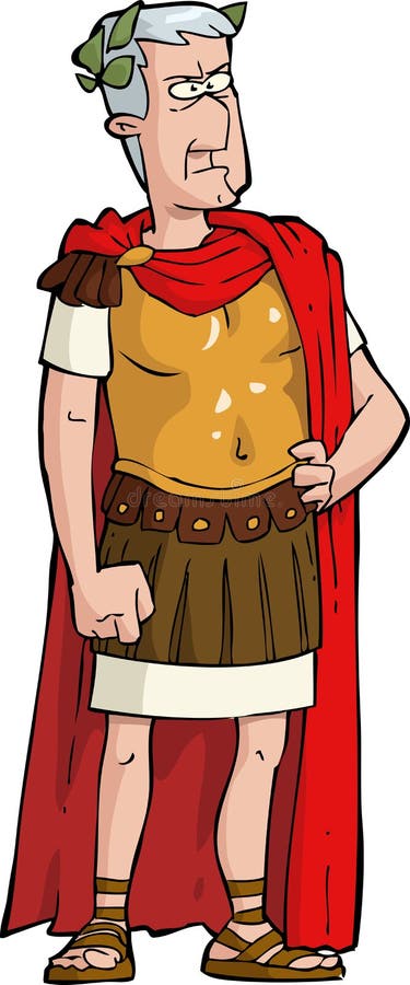 Römischen Kaiser Rom-Bürgercharakter Der Traditionellen Kleidung Im ...