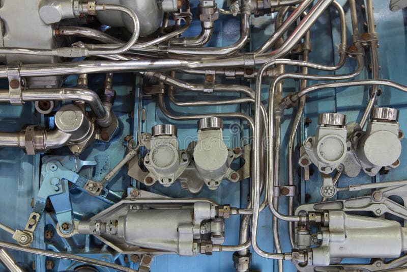 Der Raketenmotor stockbild. Bild von avionik, hydraulisch - 36961003
