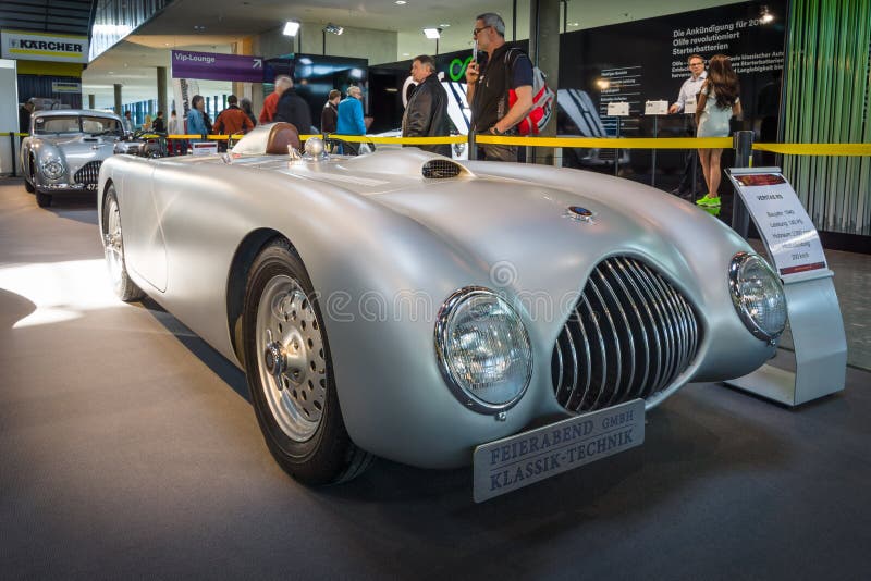 Der Rennwagen Veritas Meteor AVUS Stromline, 1952 Redaktionelles Bild ...