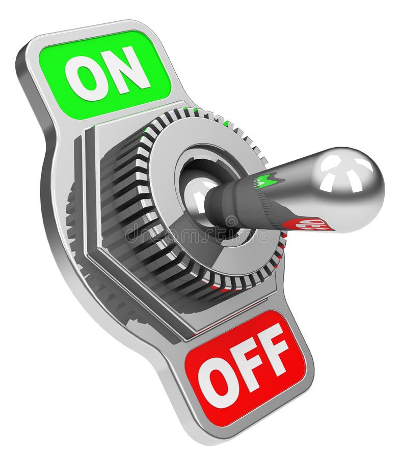 Der Schalter stock abbildung. Illustration von schalter - 48460770
