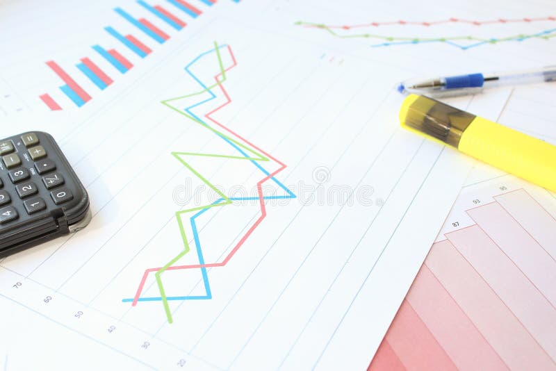 Der Starke Anstieg Im Diagramm Stockfoto - Bild von konzept ...