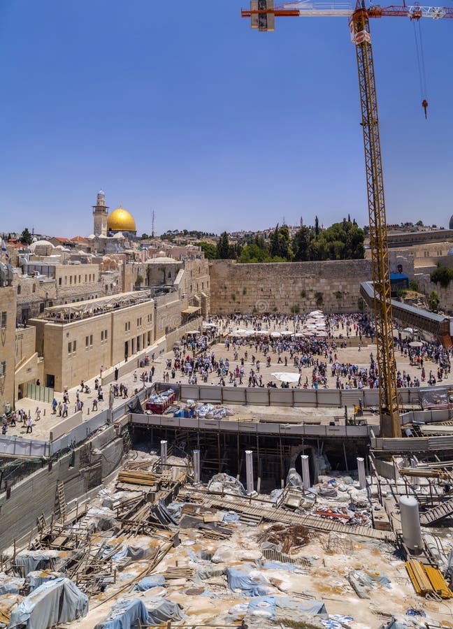 Der Tempelberg in Jerusalem, Israel Redaktionelles Stockbild - Bild von ...