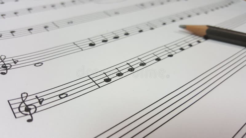 Der Ton von Musik stockbild. Bild von graphik, melodie - 61572329