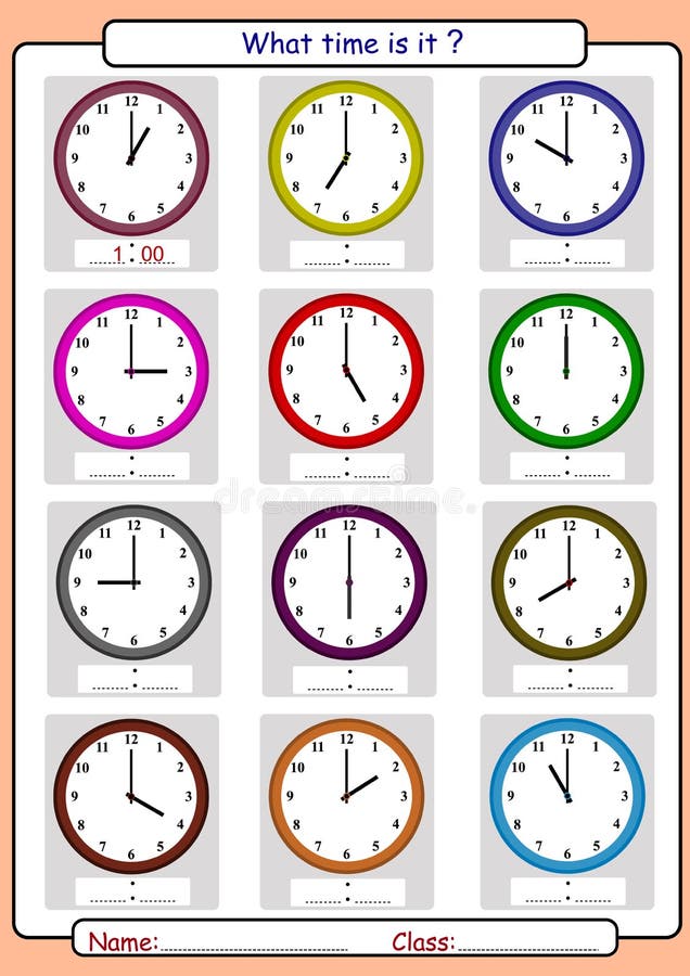 Der Zeit Sagen, Was Die Zeit Ist, Stock Abbildung - Illustration von ...