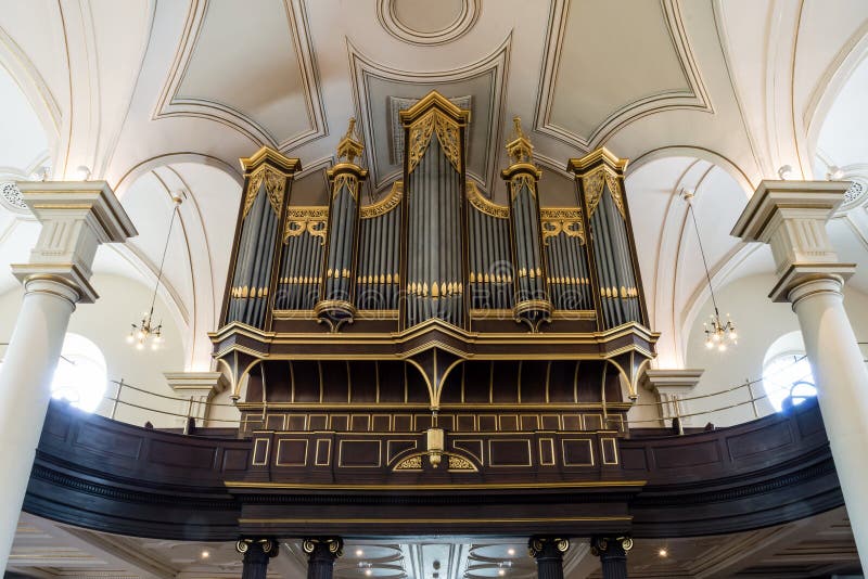 Derby Cathedral Organs Horizontal Photography Editorial Photo - Image ...