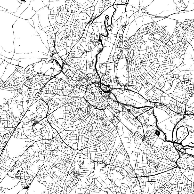 Derby Downtown Vetora Map ilustração do vetor. Ilustração de derby ...