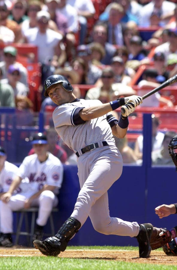 Derek Jeter of the New York Yankees Editorial Image - Image of swinging ...