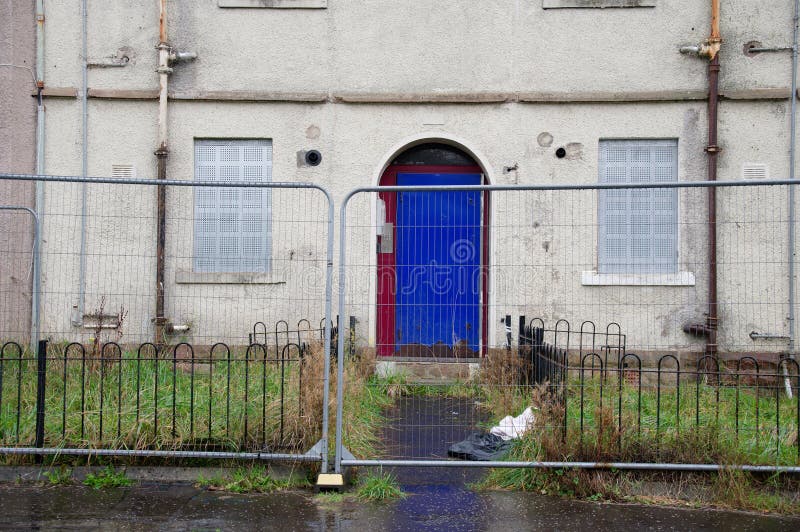 Derelict Empty Poor Housing Scheme in Govan Glasgow Stock Photo - Image ...