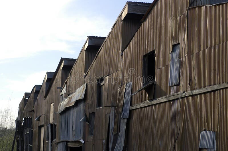 Derelict Factory Buildings stock image. Image of decline - 616613