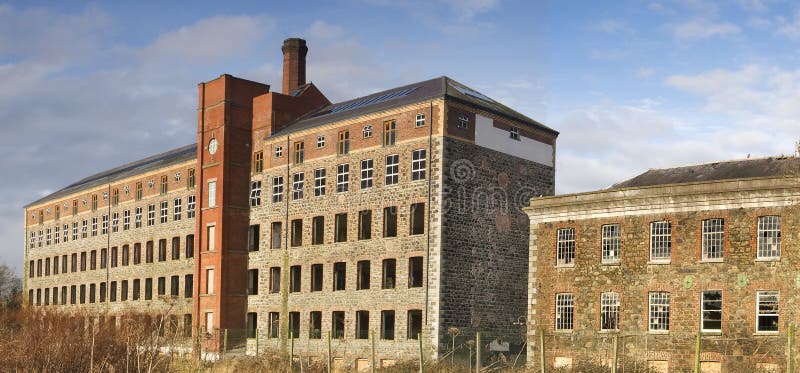 Derelict Factory and Office Building Stock Photo - Image of soil, decay ...