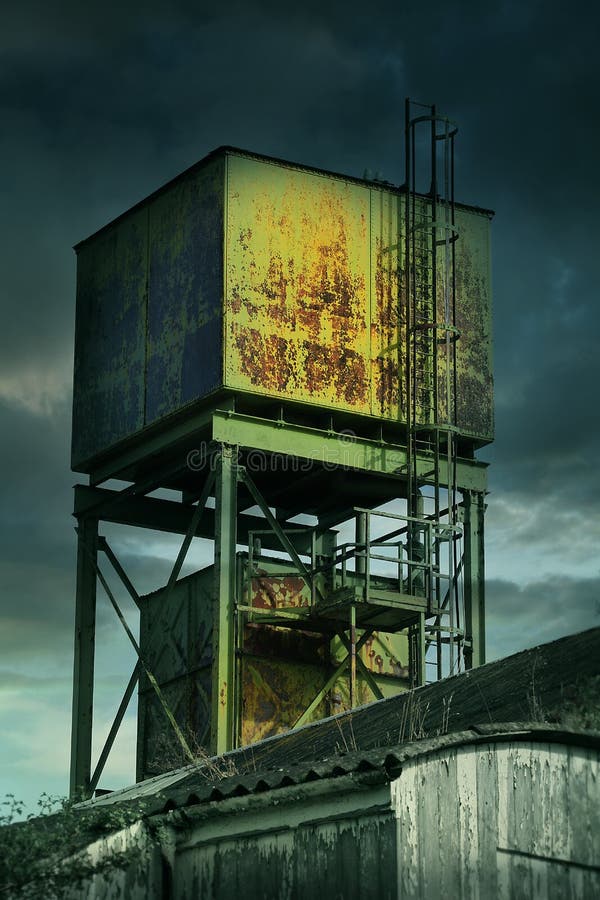 Derelict Factory And Office Building Stock Photo - Image of soil, decay ...