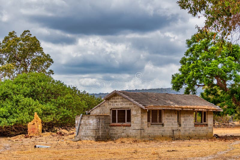 Australian outback - house stock image. Image of historic - 12864753
