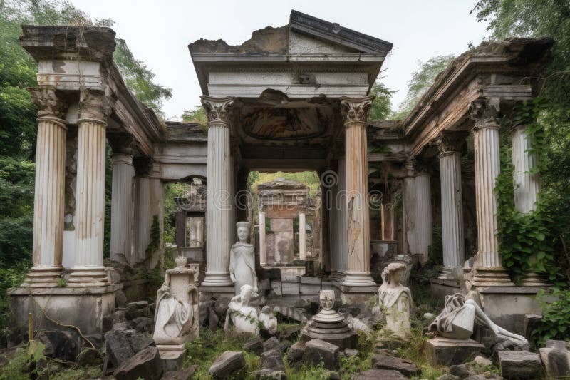 Broken Columns Stock Illustrations – 928 Broken Columns Stock ...