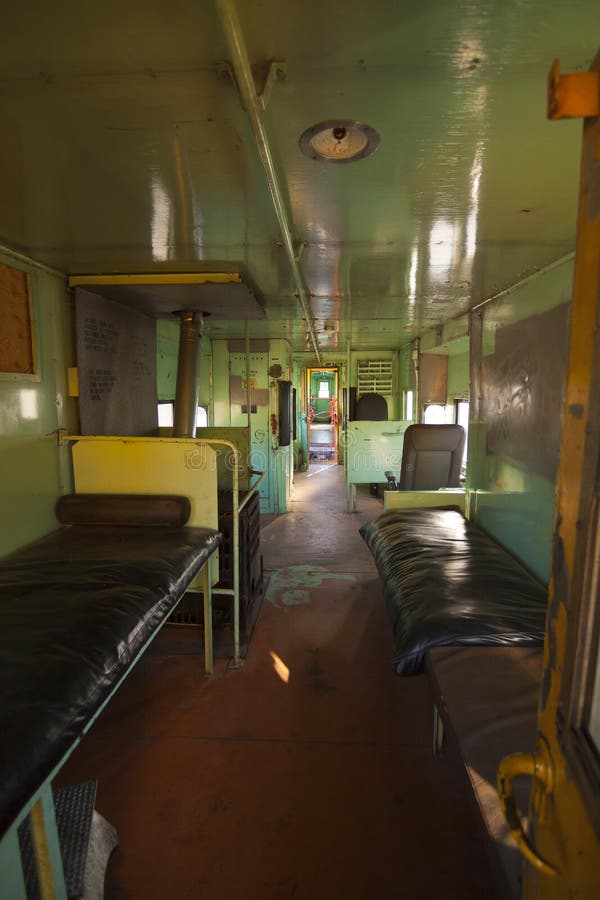 Derelict Train Carriage Diner Chain Link Fence Editorial Stock Image ...